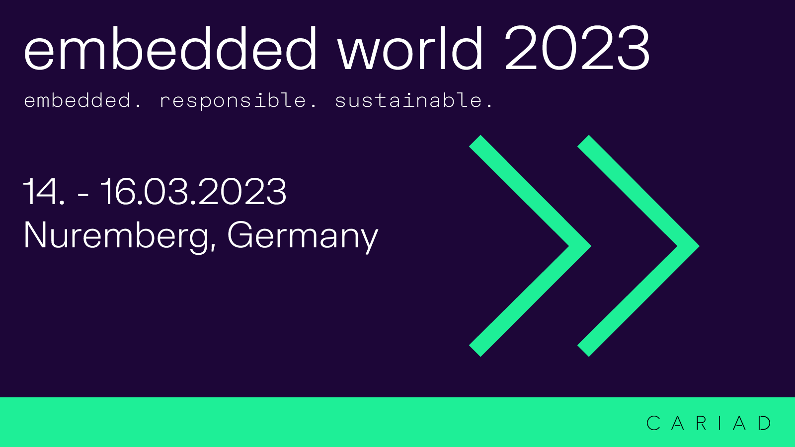 embedded world 2023 | CARIAD embedded world 2023 | CARIAD