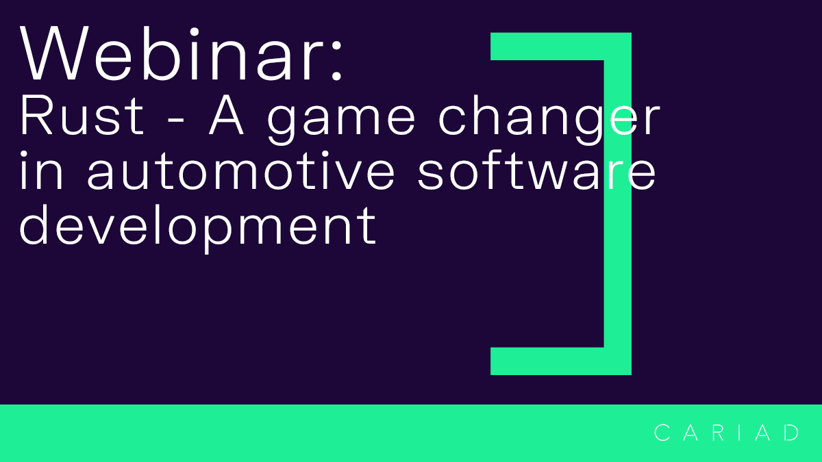 Rust Webinar | CARIAD