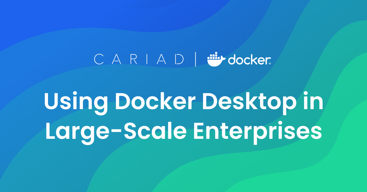 Docker containers for software development | CARIAD
